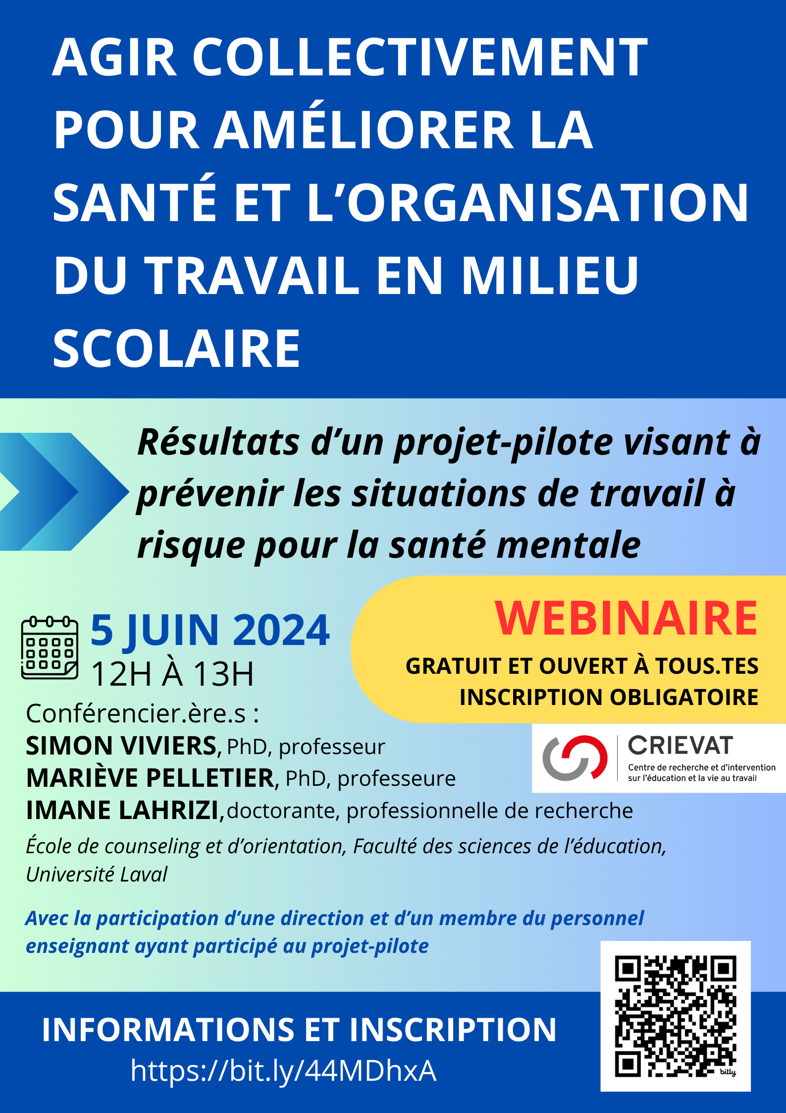 Webinaireagir Collectivement Pour Améliorer La Santé Et Lorganisation